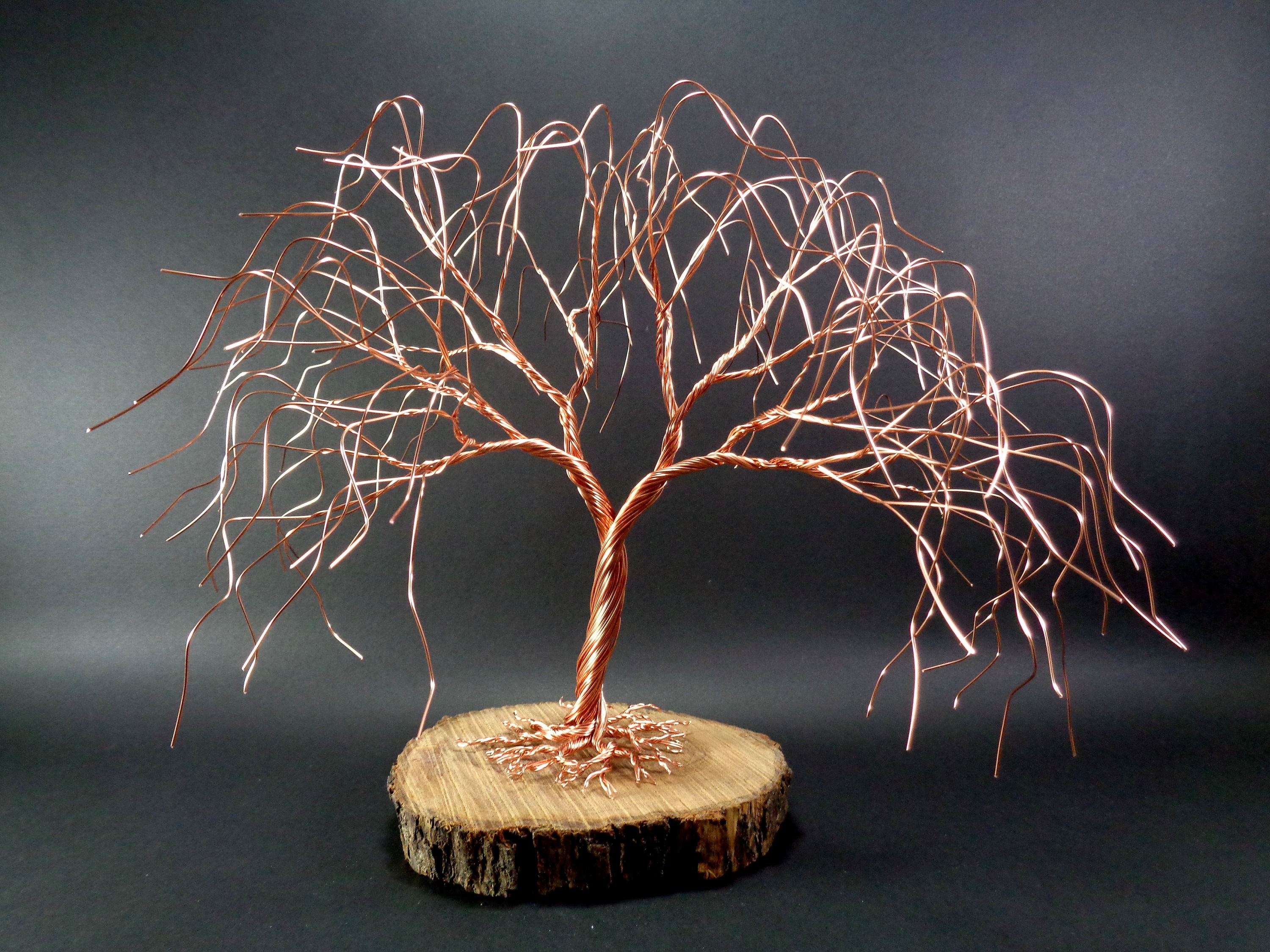 Copper Wire Tree, Copper Wire Artwork, Wire Tree Sculpture, Wire Tree ...