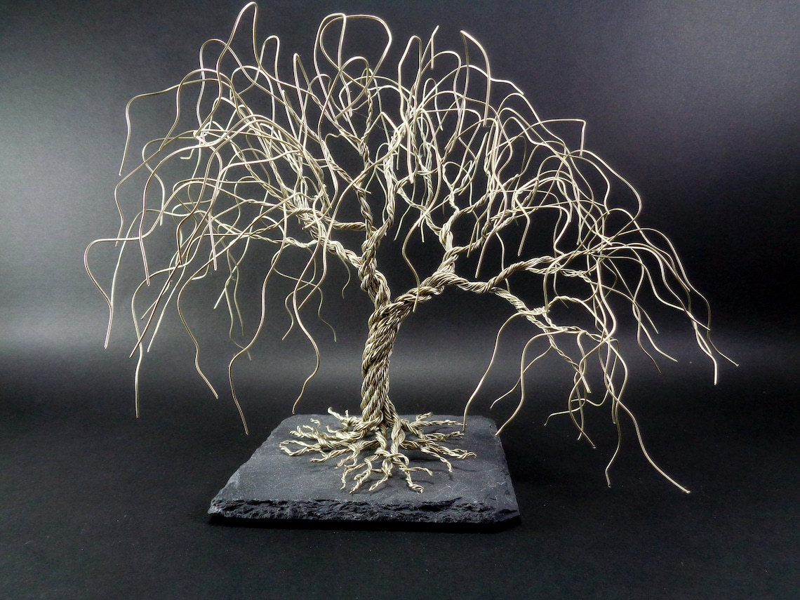 Wire Tree Art Wire Tree Sculpture Wire Tree of Life Wire - Etsy UK