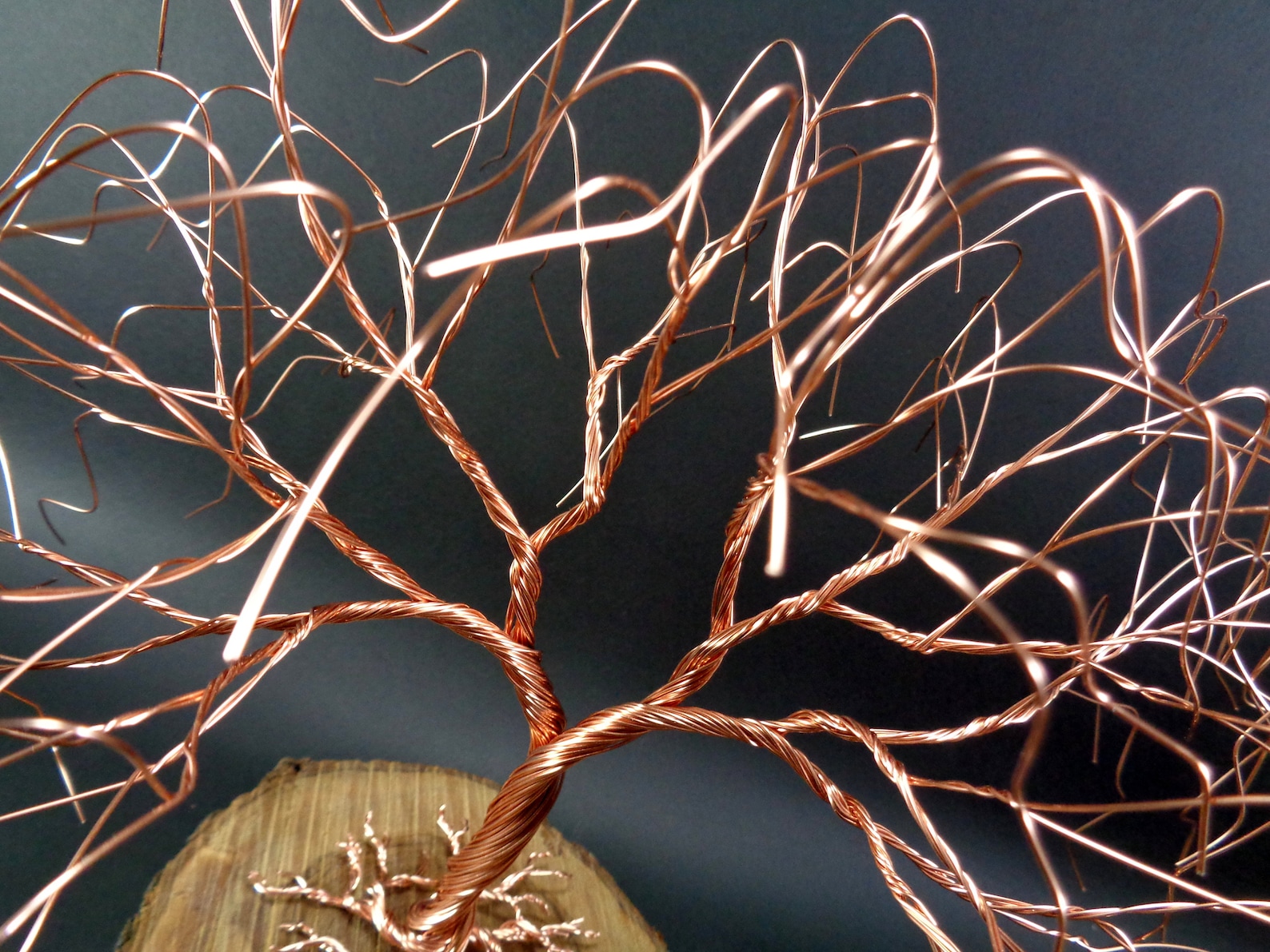 Copper Wire Tree, Copper Wire Artwork, Wire Tree Sculpture, Wire Tree ...