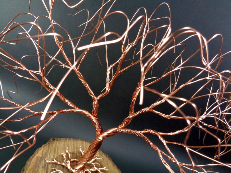 Copper Wire Tree, Copper Wire Artwork, Wire Tree Sculpture, Wire Tree ...