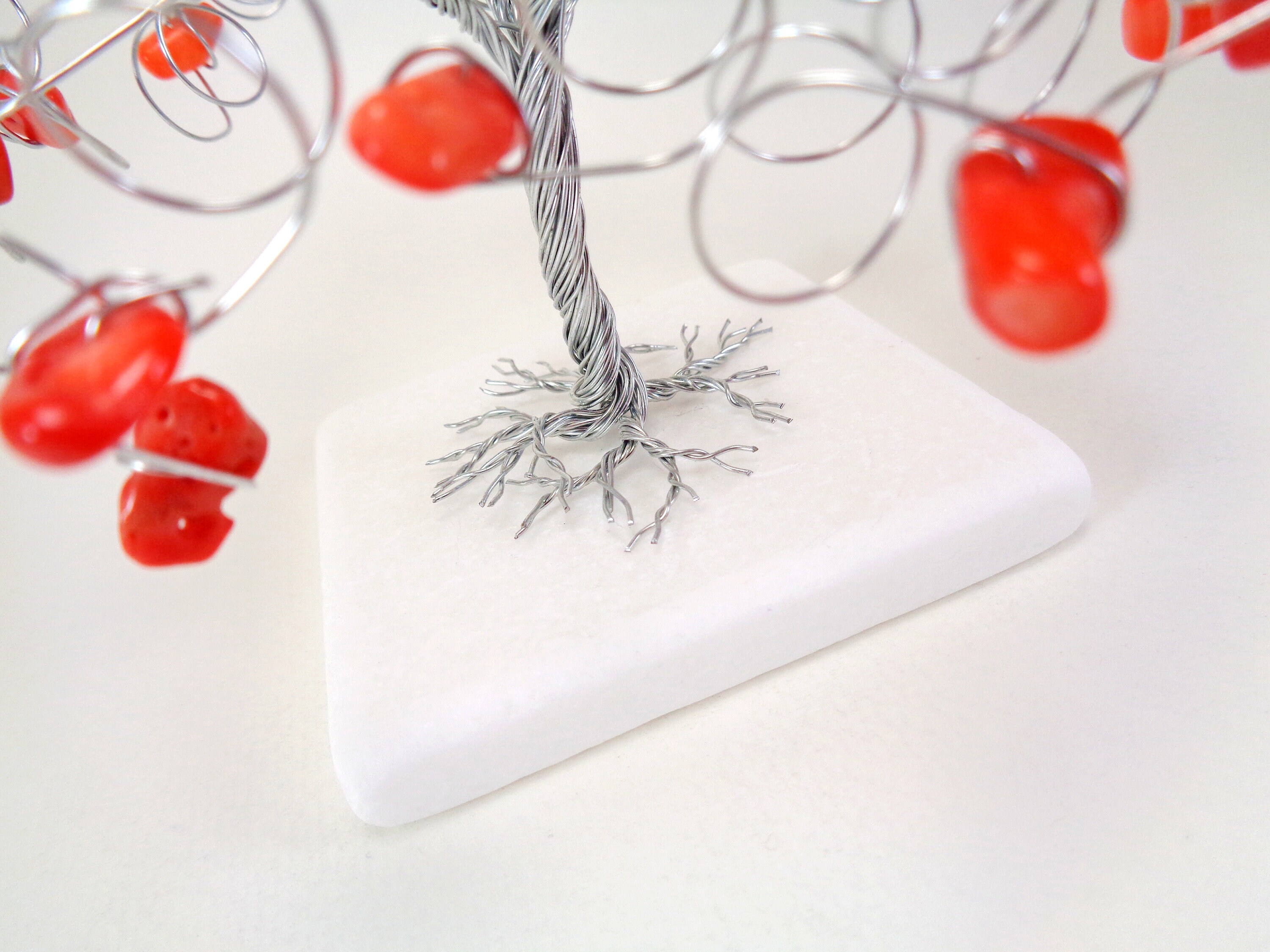 Coral Tree, Shelf Decor, Wire Bonsai Tree Sculpture, Boho Feng Shui ...
