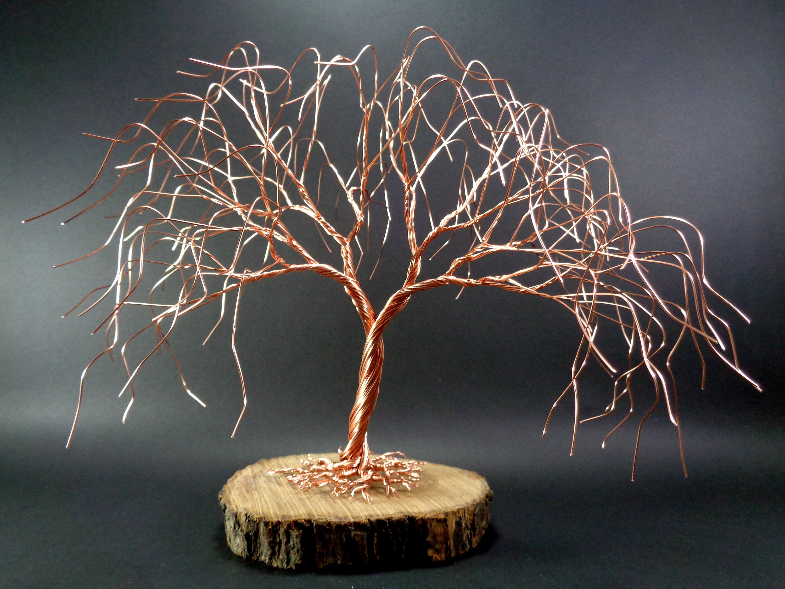 Copper Wire Tree, Copper Wire Artwork, Wire Tree Sculpture, Wire Tree ...