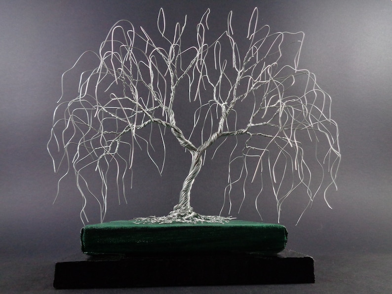 Weeping Willow Wire Tree, Wire Tree Sculpture, Wire Tree of Life, Wire ...