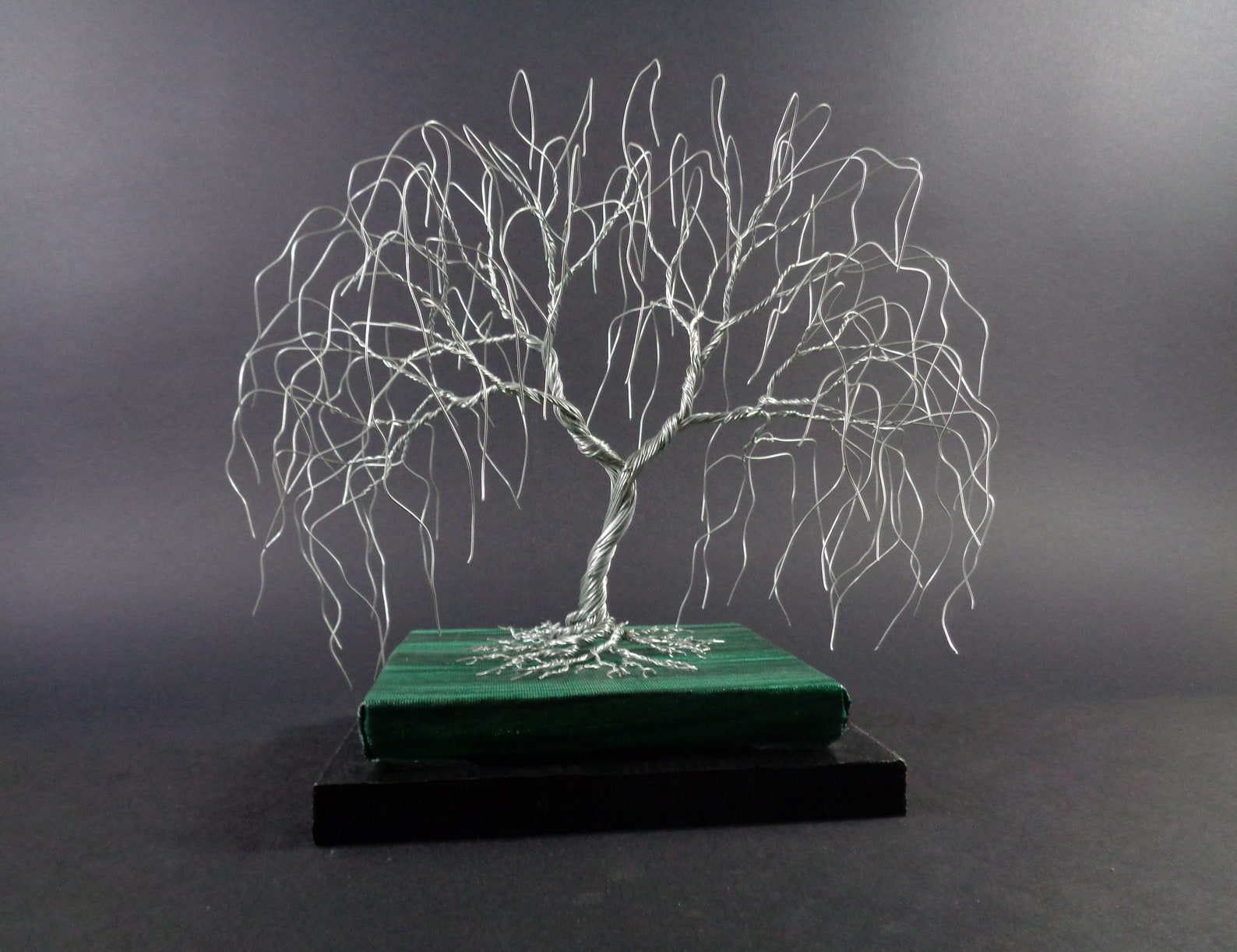 Weeping Willow Wire Tree, Wire Tree Sculpture, Wire Tree of Life, Wire ...