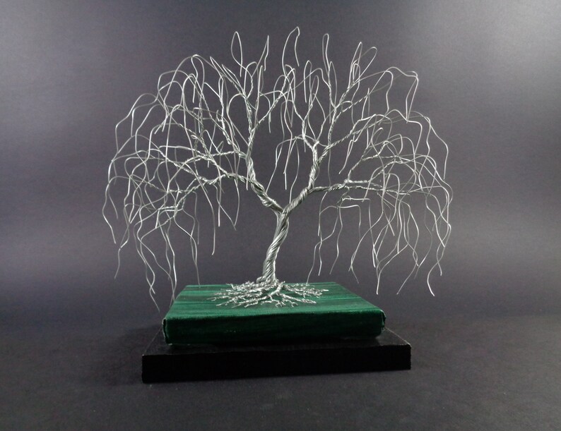 Weeping Willow Wire Tree, Wire Tree Sculpture, Wire Tree of Life, Wire ...