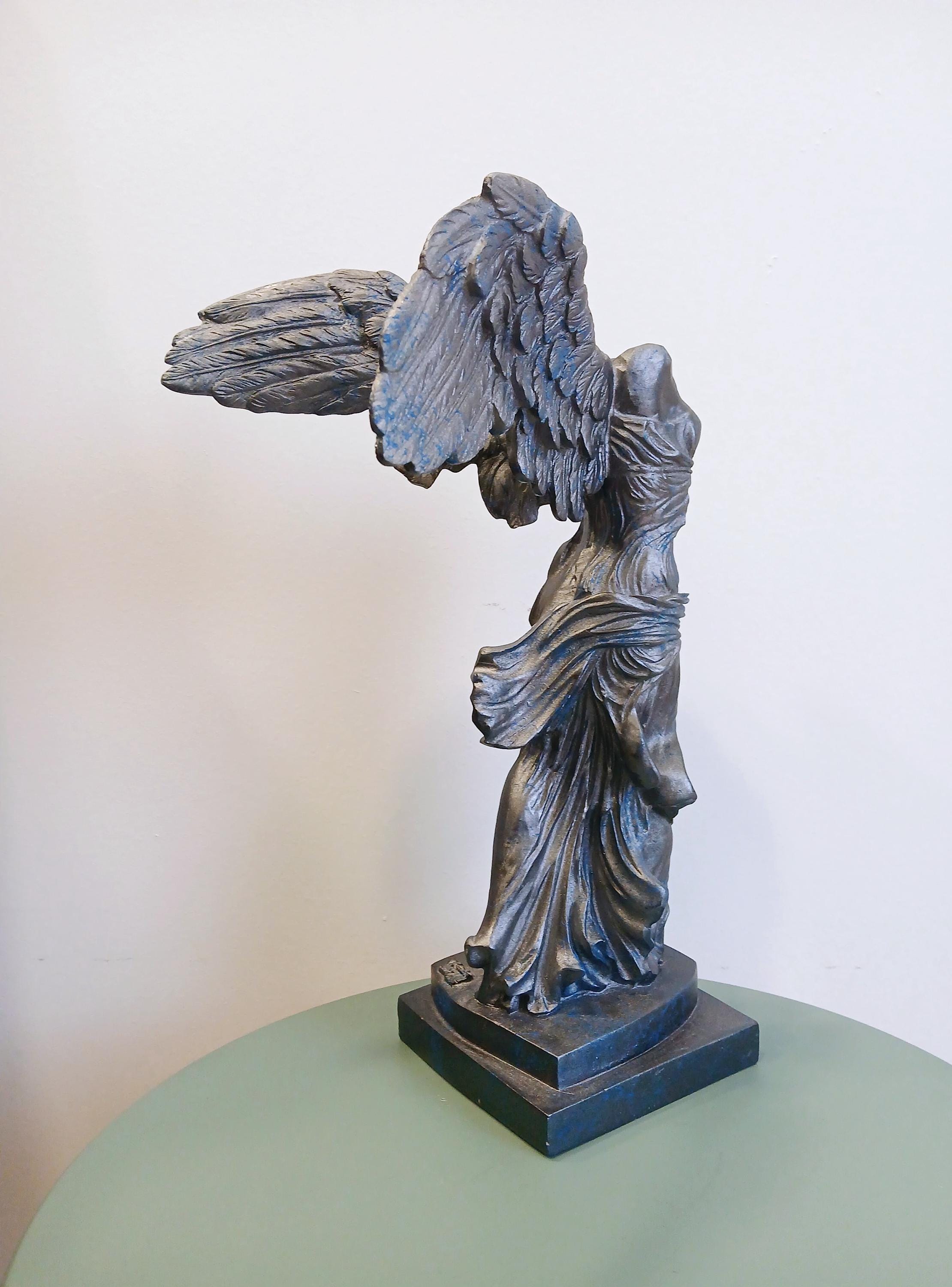 Nike of Samothrace - Urban Industrial Bronze Black Alabaster Sculpture ...