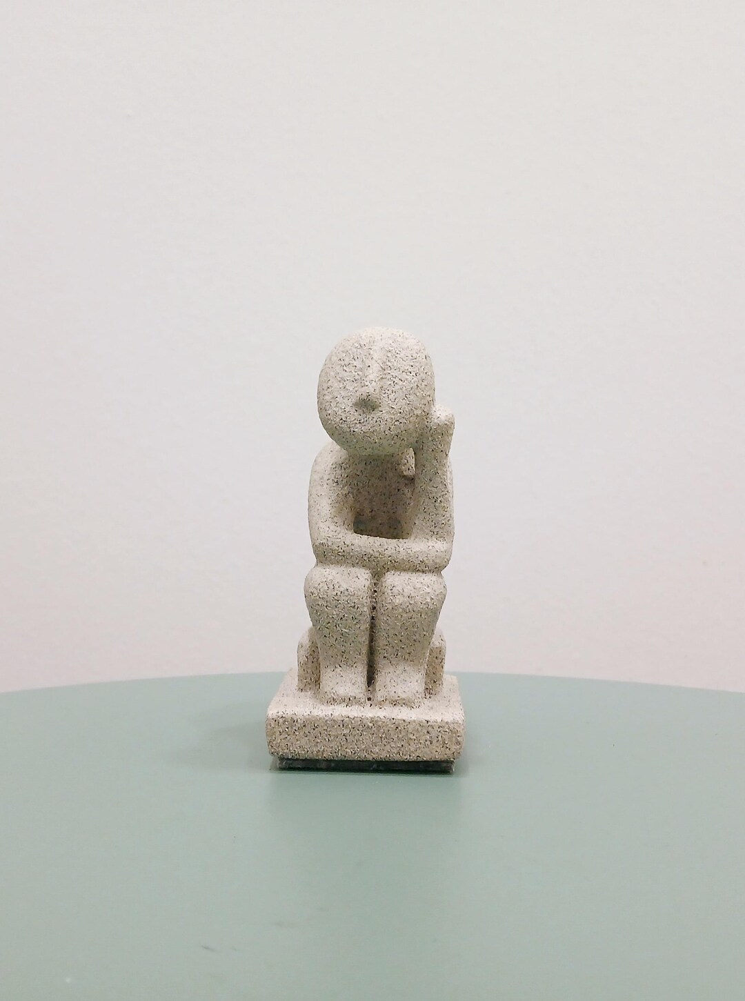 Cycladic Thinker Figurine: Greek Alabaster Sculpture, Aegean Art - Etsy
