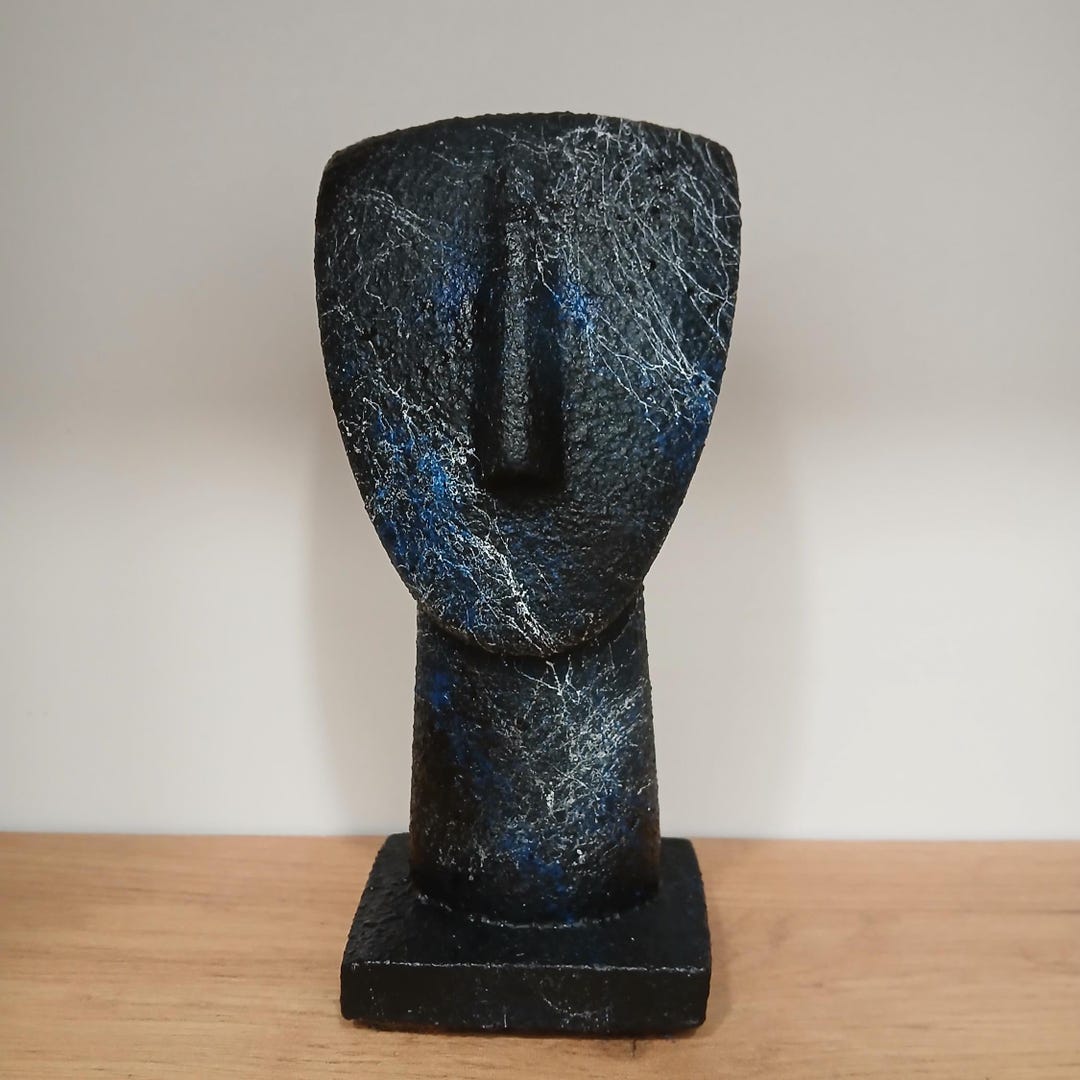 Blueblack Cycladic Echoes of Spirit - Etsy