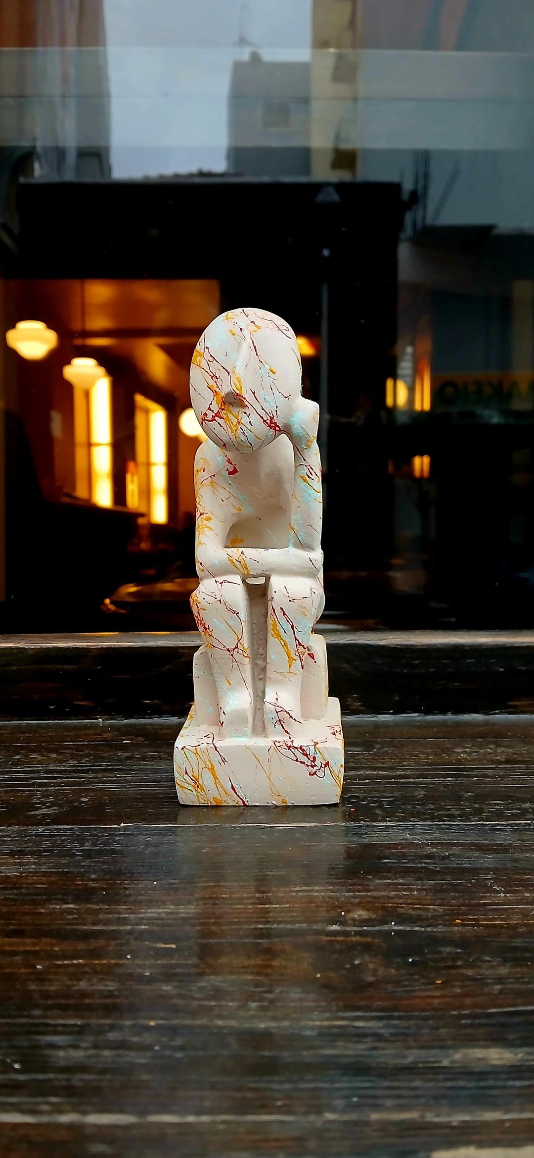 The Thinker – Raw Cycladic Expression | Contemporary Pop Art Sculpture ...