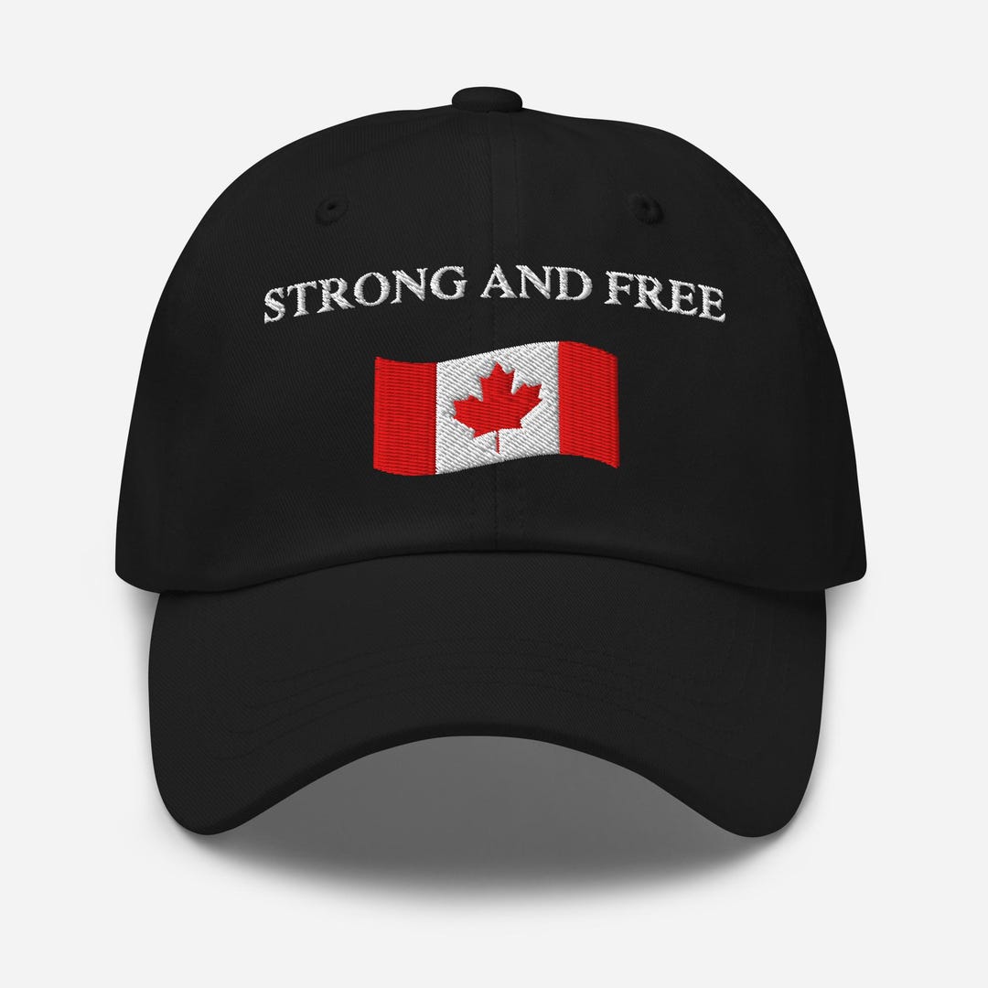 Embroidered Canada Flag Hat: Chino Cotton Twill Cap - Etsy