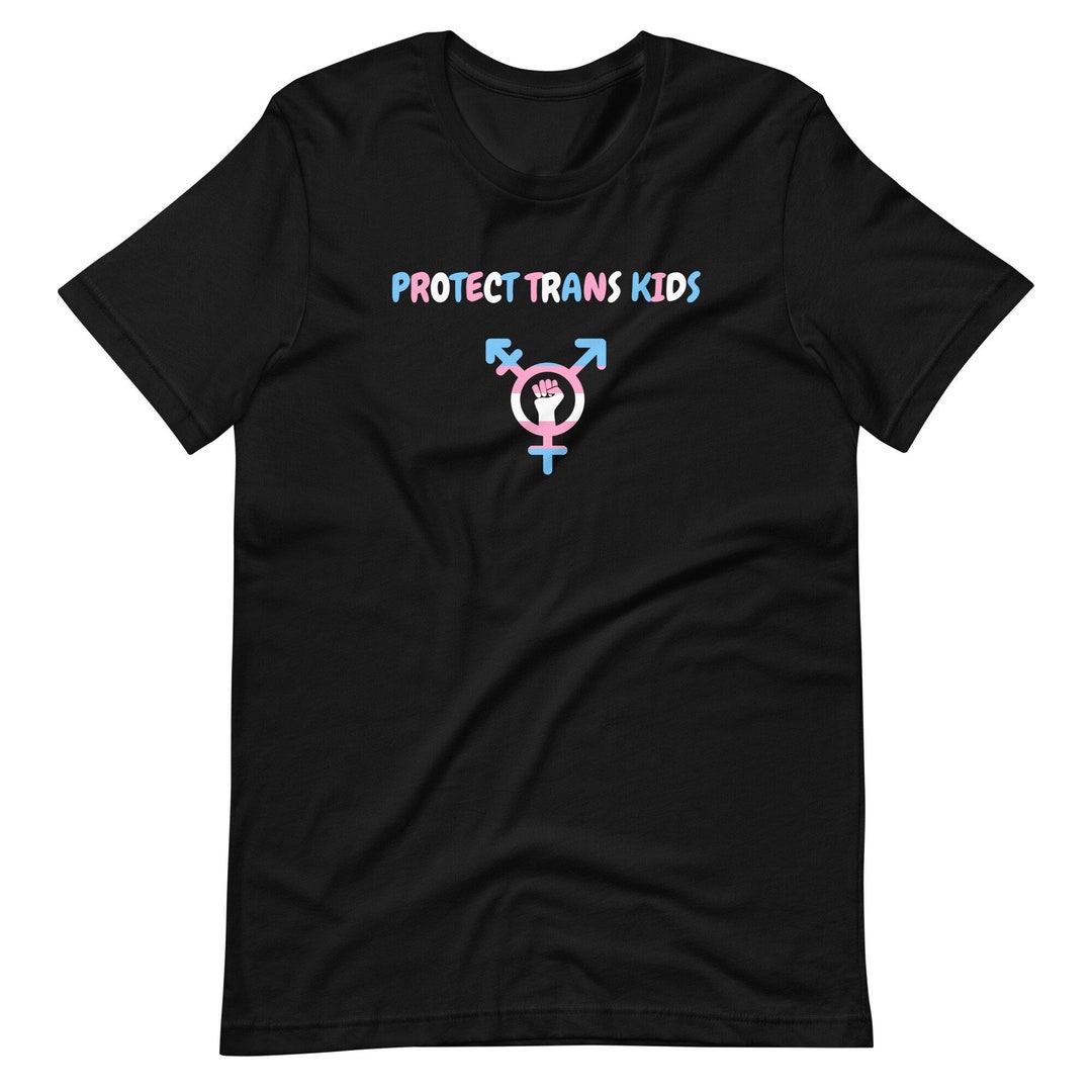 Protect Trans Kids Shirt, Support Trans Youth Graphic Tees, LGBTQ Shirt ...