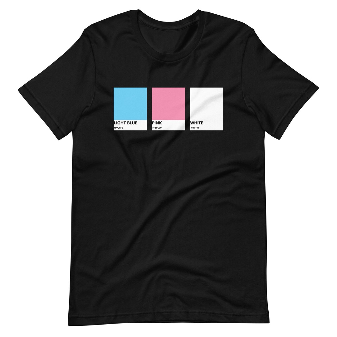 Subtle Trans Pride Shirt, Pride Clothing, Transgender Gift, Trans Flag ...