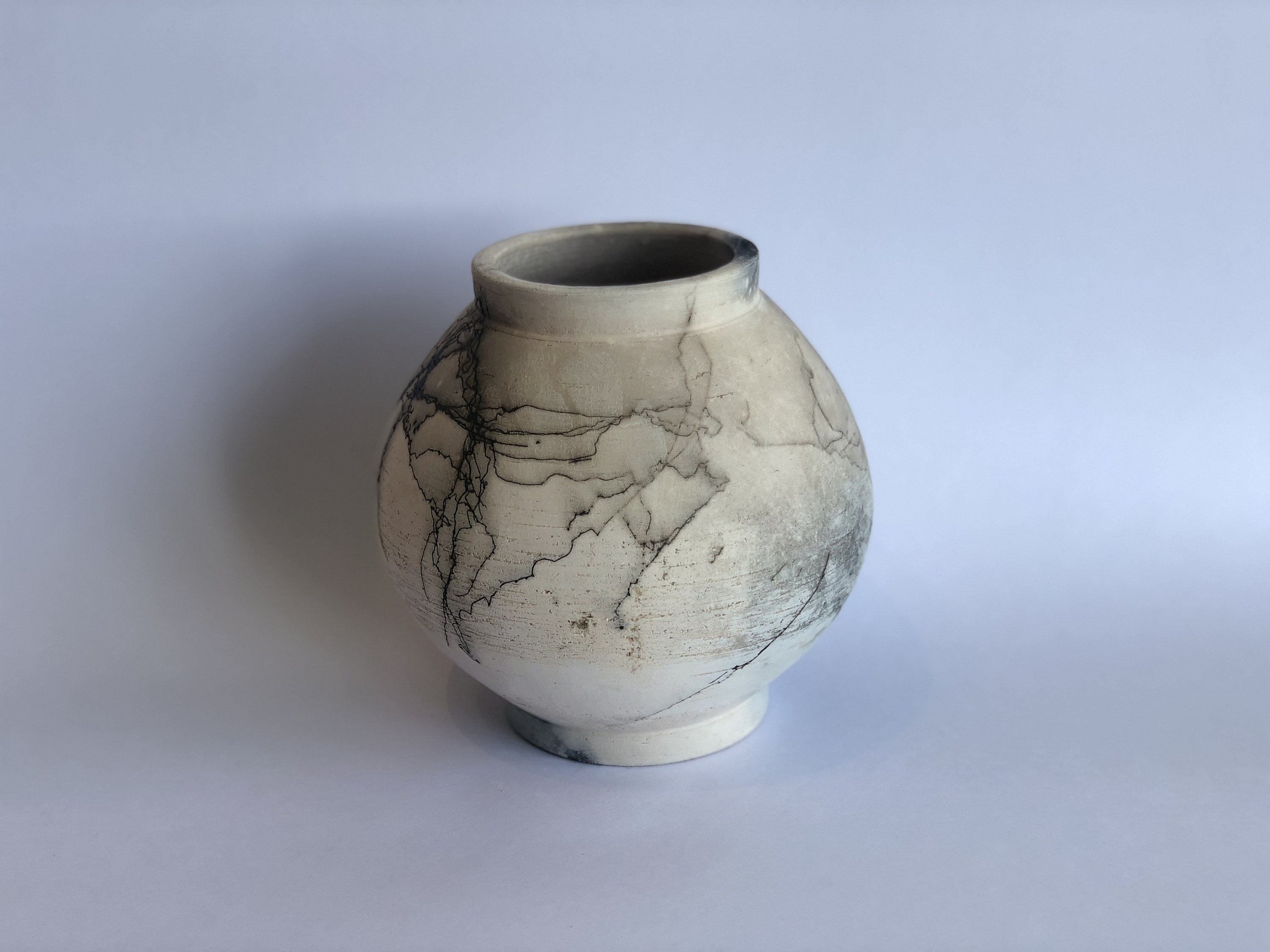 Ceramic Raku Moon Jar Vase Pottery Gift Idea - Etsy