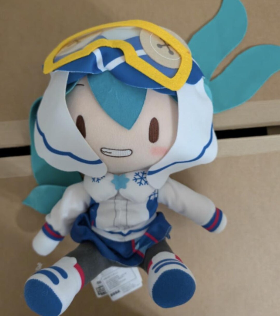 SEGA Vocaloid Hatsune Mikuyuki Snow Miku Plush Special Fuwa Fuwa ...