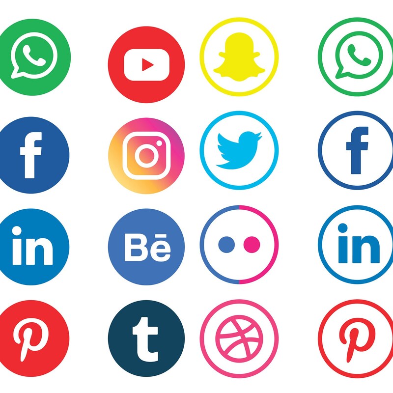 Social Network Icons - Etsy