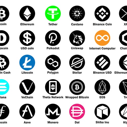 Cryptocurrency Svg Crypto Cryptocurrencies Digital - Etsy