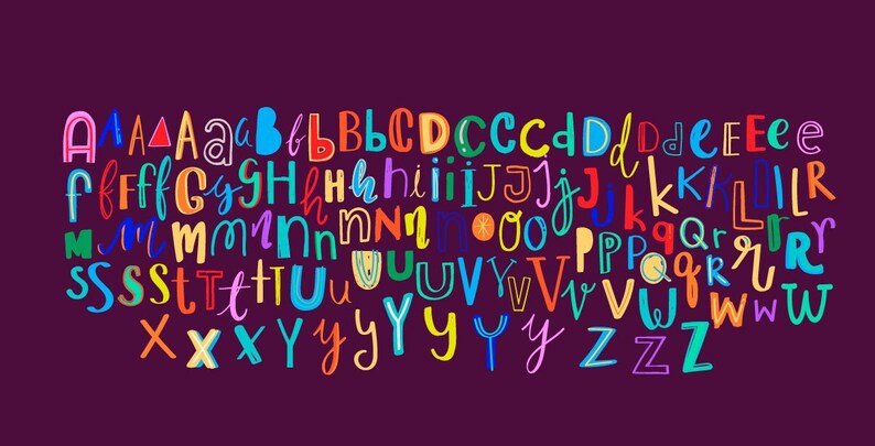Alphabet Clipart. Alphabet SVG. Alphabets Bundle SVG. , Alphabets ...