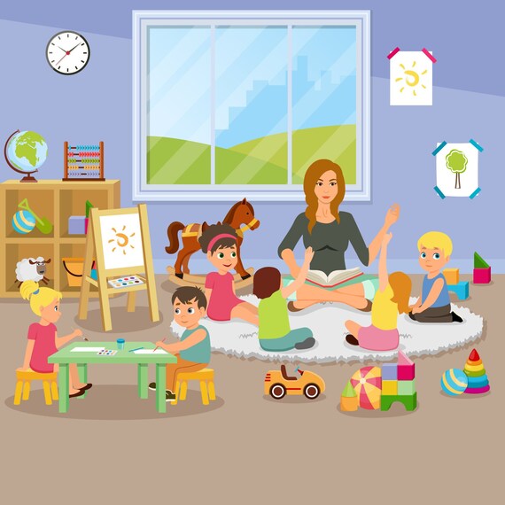 Elementary School Students Clipart