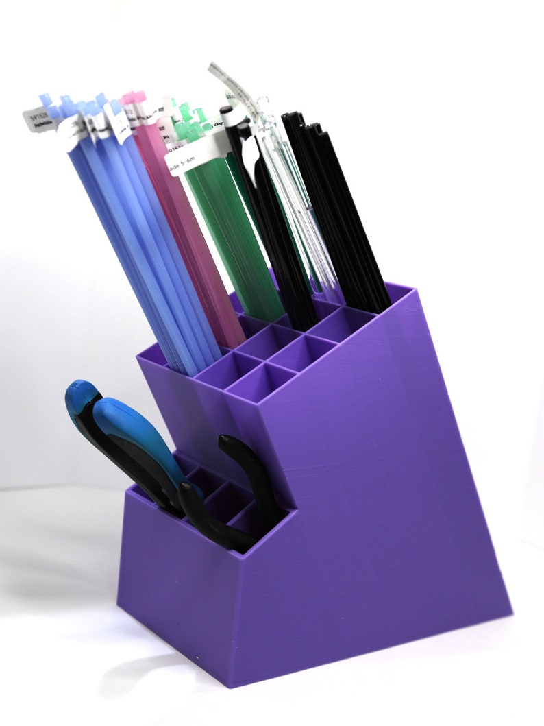 Lampworking Glass Rod Holder - 4x4 Cubbies (30x30mm Each) - Etsy