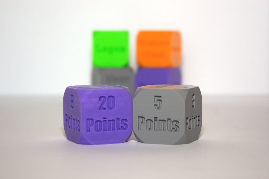 Personalised Agile Fibonacci Planning Dice | Poker Planning| Software ...