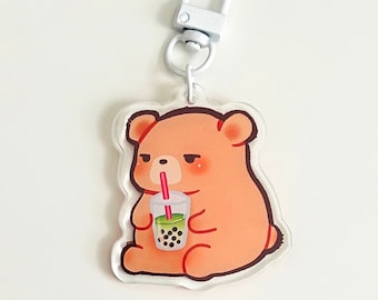Dragon Drink Keychain Matcha Boba Tea - Etsy