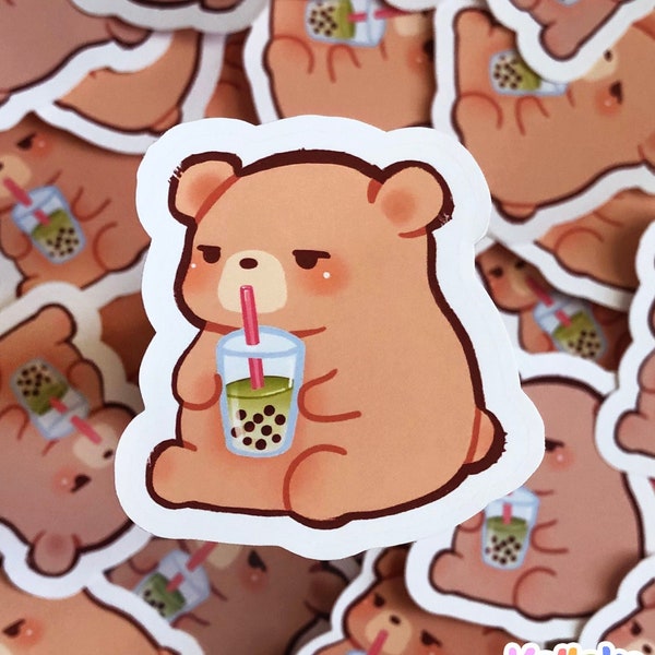 Boba Tea Sticker - Etsy