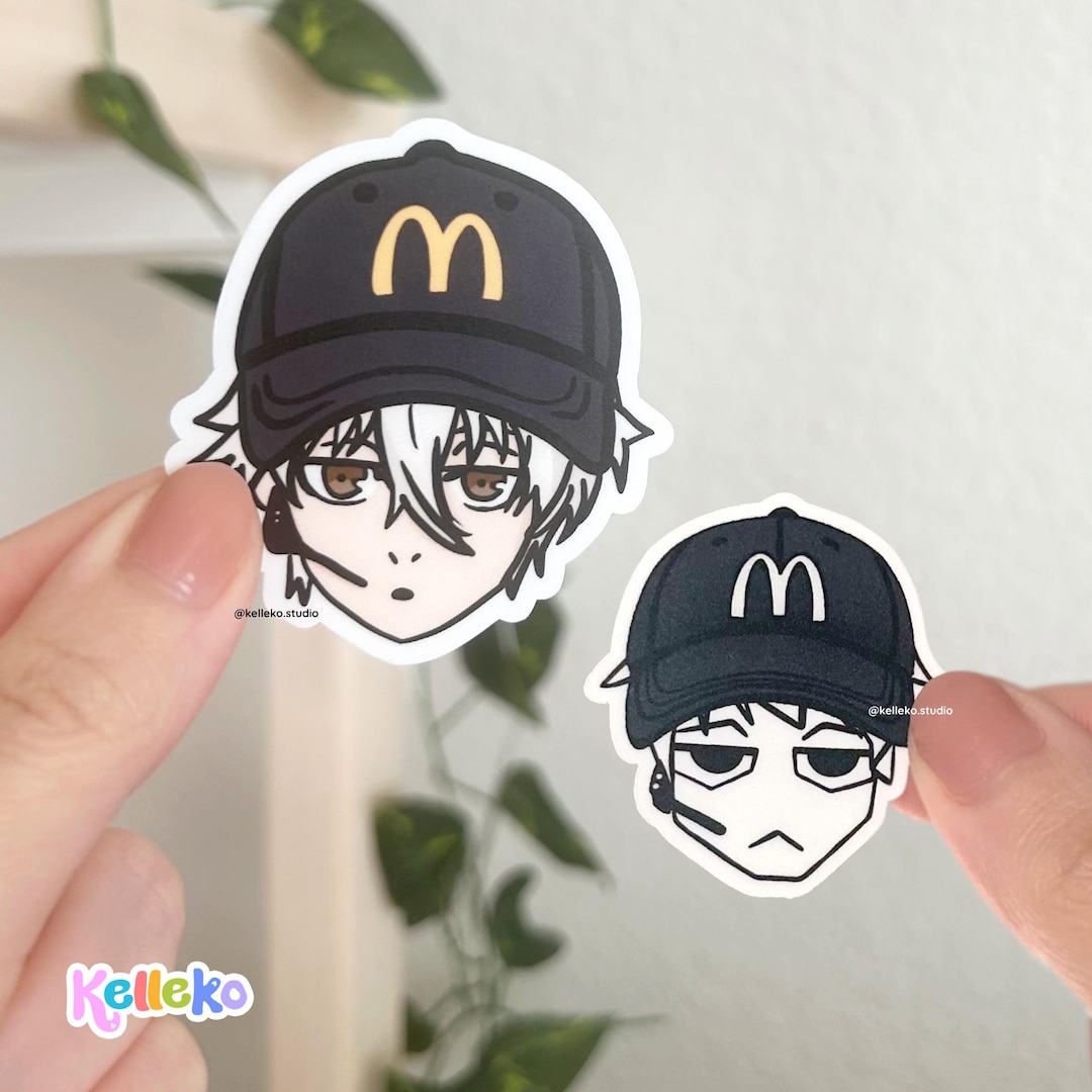 Blue Lock Nagi Seishiro Mcdonald's Sticker Set - Matte Weatherproof ...