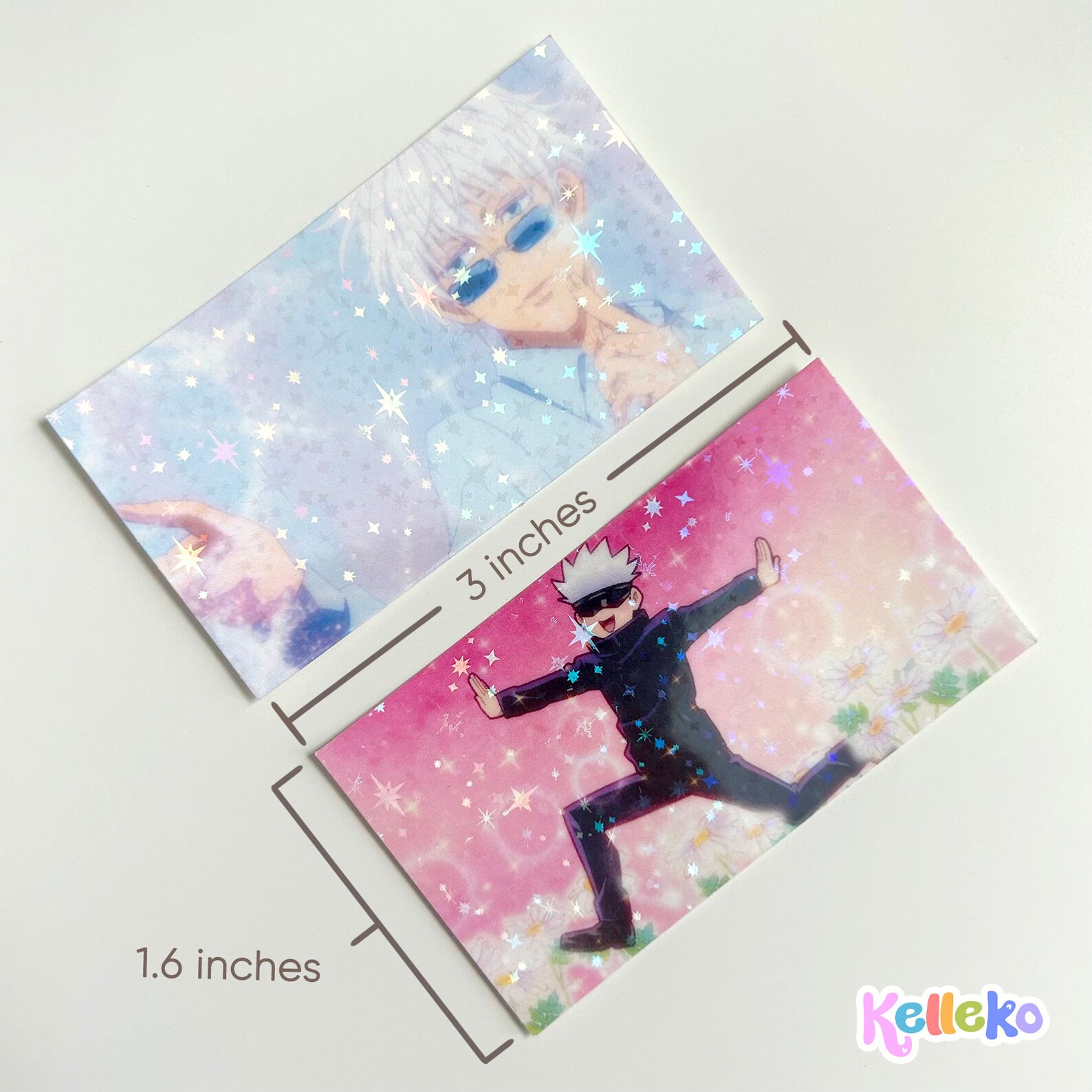 Gojo Funny Stickers HOLOGRAPHIC Set Anime Meme, JJK, Sorcerer, Satoru ...