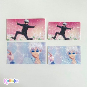 Gojo Funny Stickers HOLOGRAPHIC Set - Anime Meme, JJK, Sorcerer, Satoru ...