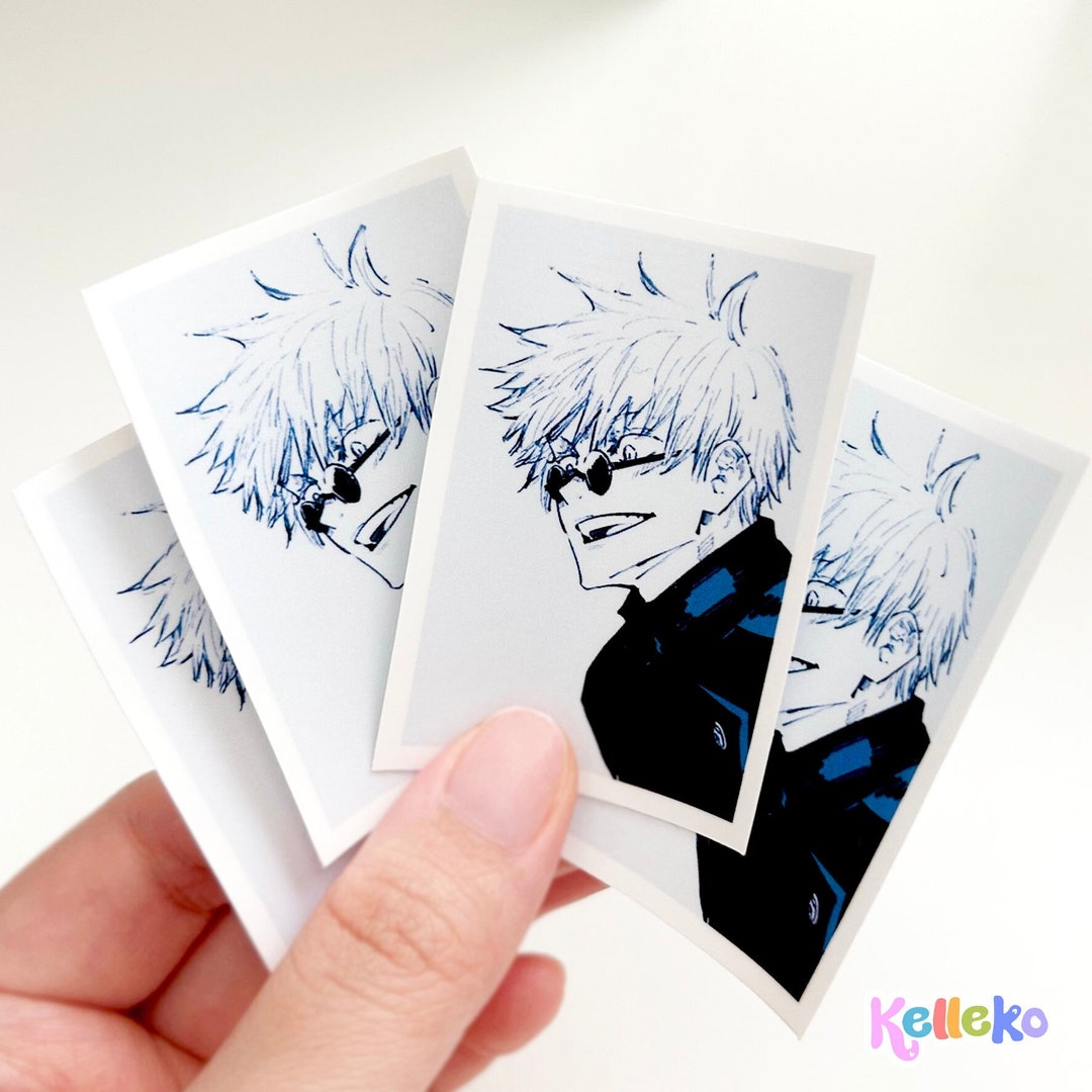 Gojo Manga Sticker - Weatherproof, JJK, Anime Sorcerer, Satoru, Jujutsu ...