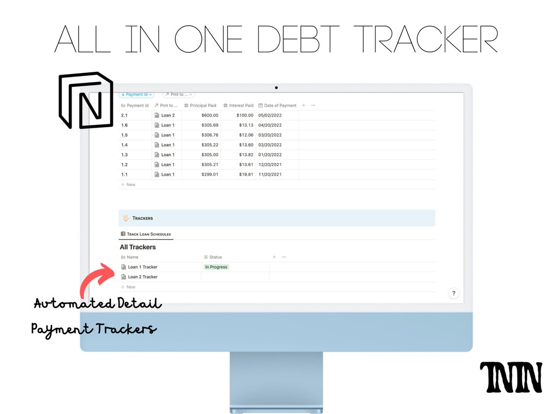 Notion Debt Template Notion Dashboard Notion Tracker All Etsy Australia Notion Debt Template Notion Dashboard Notion Tracker All Etsy Australia