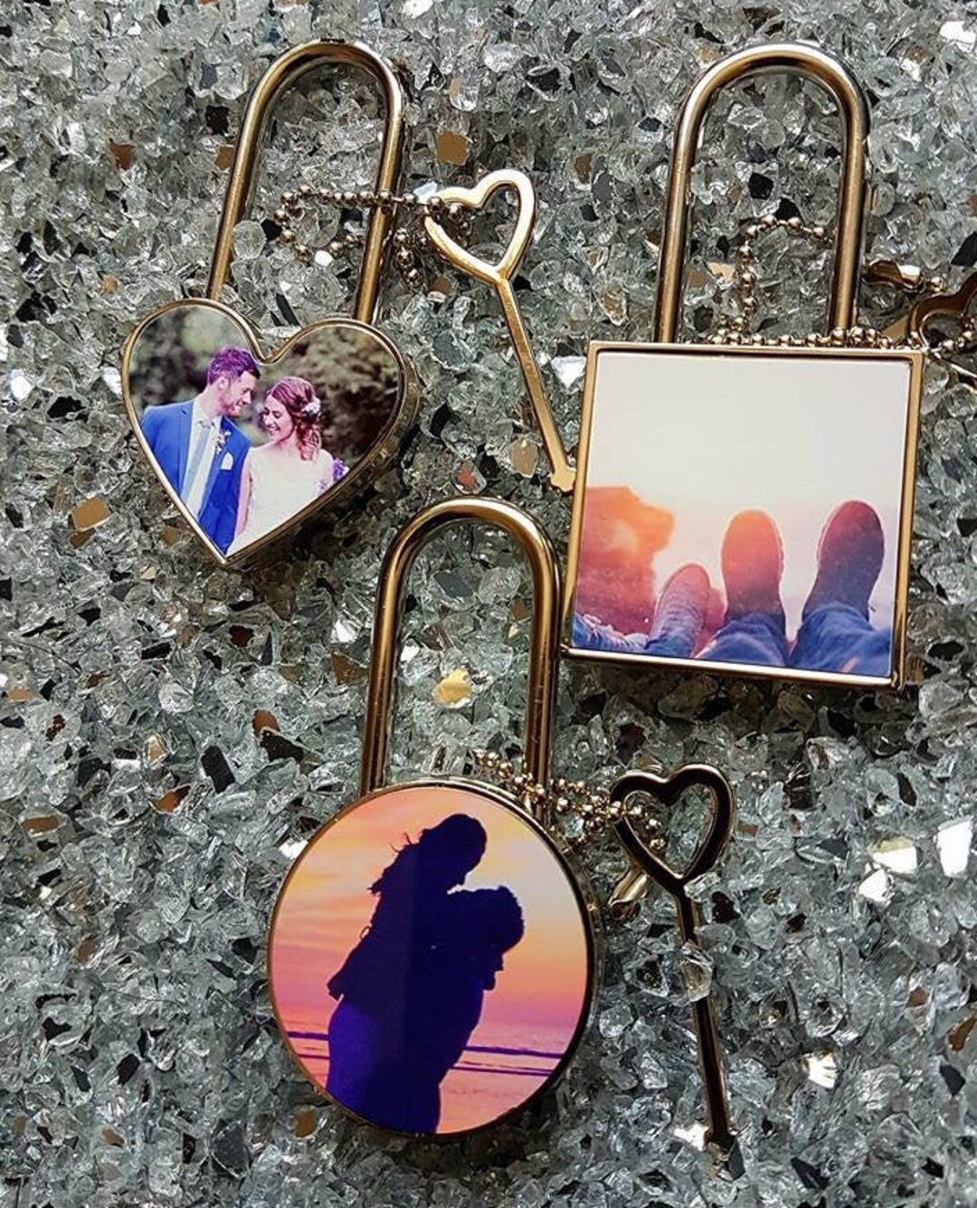 Personalised Padlock With Photo Printing & Engraved Lock/love Lock - Etsy