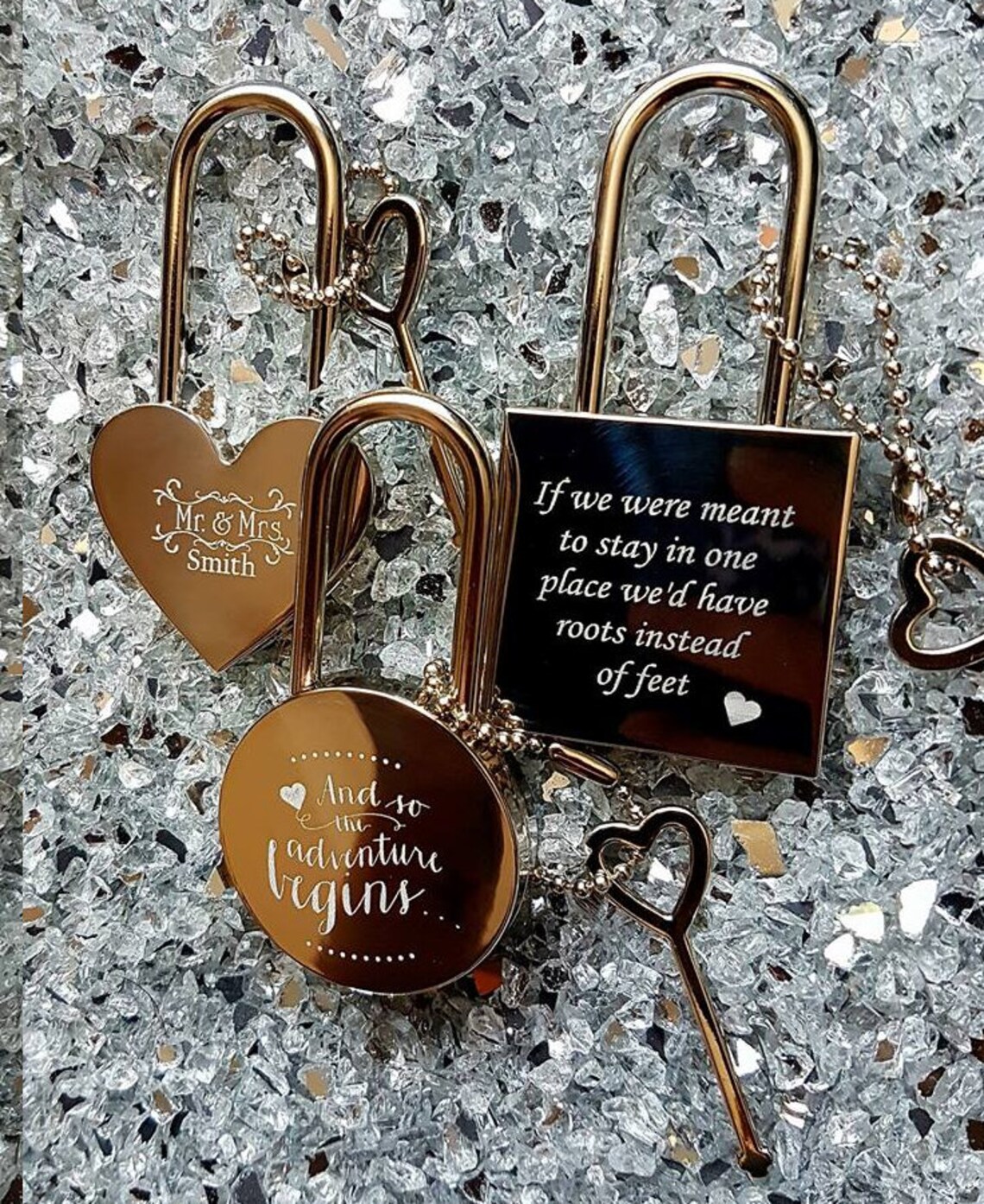 Personalised Padlock With Photo Printing & Engraved Lock/love Lock ...