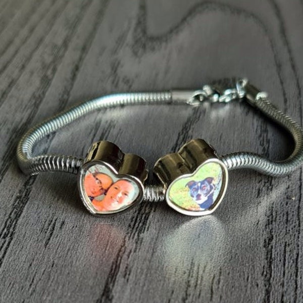 Personalized Pandora Charm With Photo - Etsy