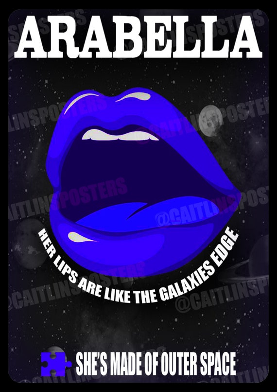 Arctic Monkeys Arabella Inspired Poster - Etsy UK