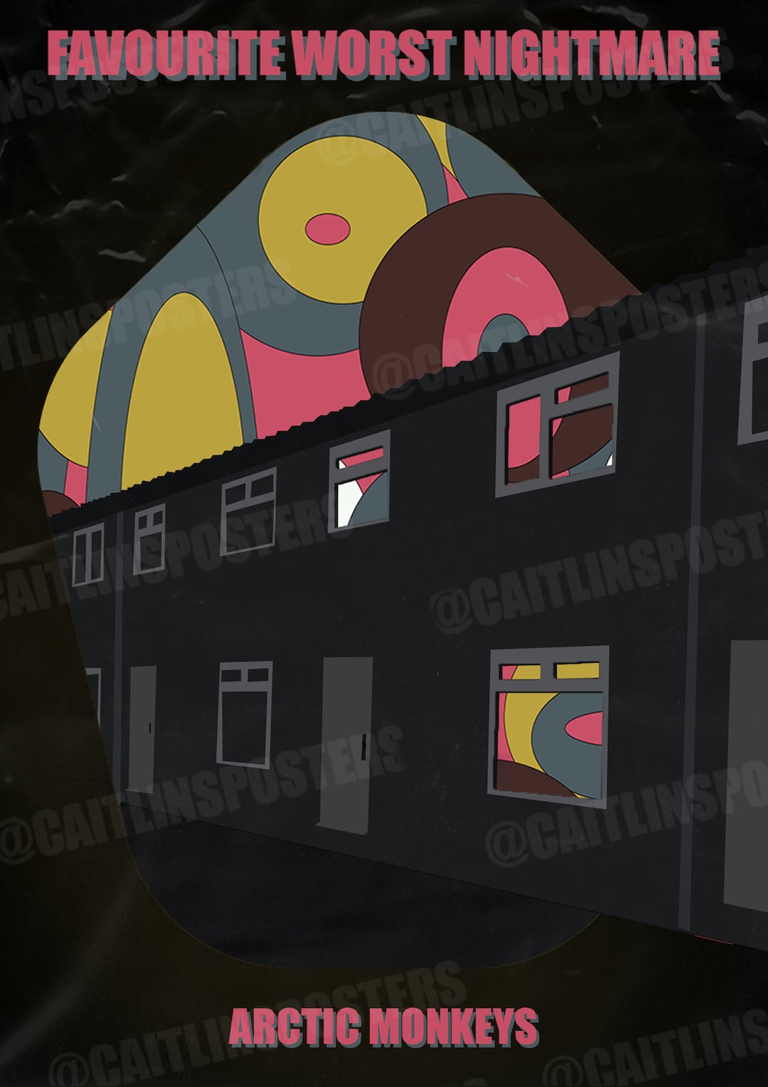 Arctic Monkeys Favourite Worst Nightmare Inspired Poster - Etsy