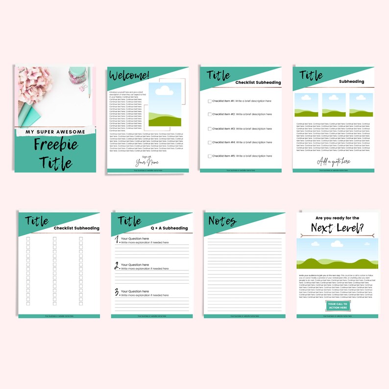 Quick Freebie Creation Canva Template User-friendly Designs Visually ...