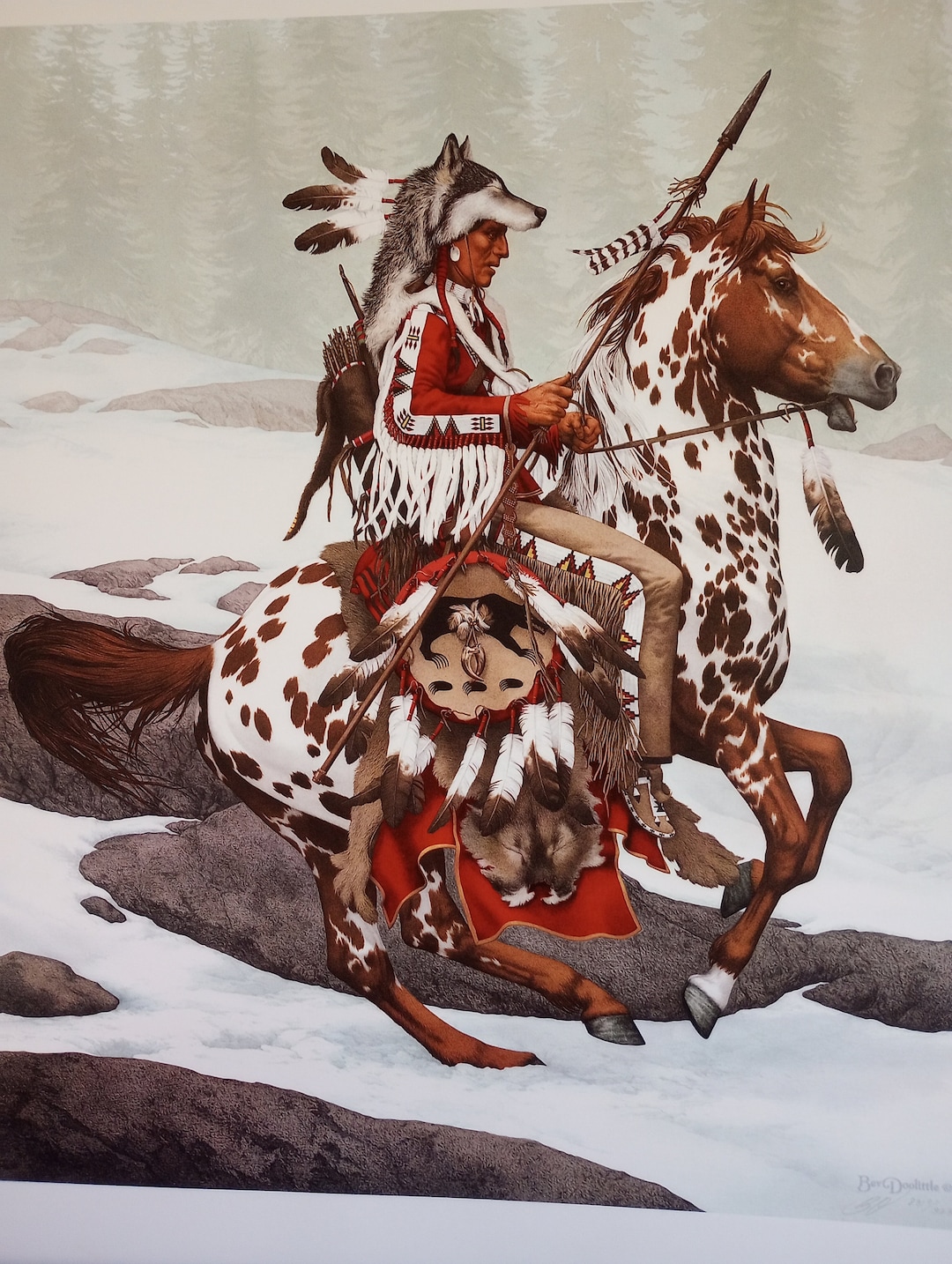 Guardian Spirits S/N L/E Lithograph by Bev Doolittle - Etsy