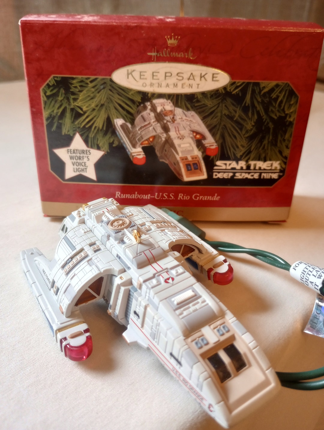 Star Trek Deep Space Nine Roundabout USS Rio Grande Vintage Hallmark ...