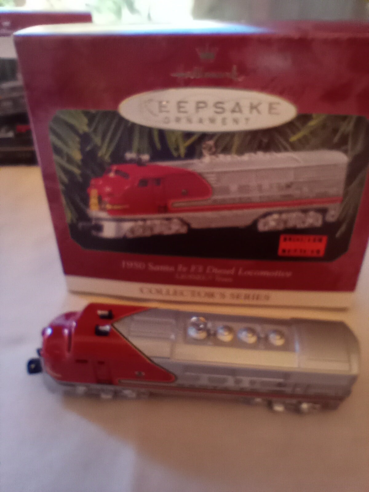 1950 Santa Fe F3 Diesel Locomotive by Hallmark - Etsy