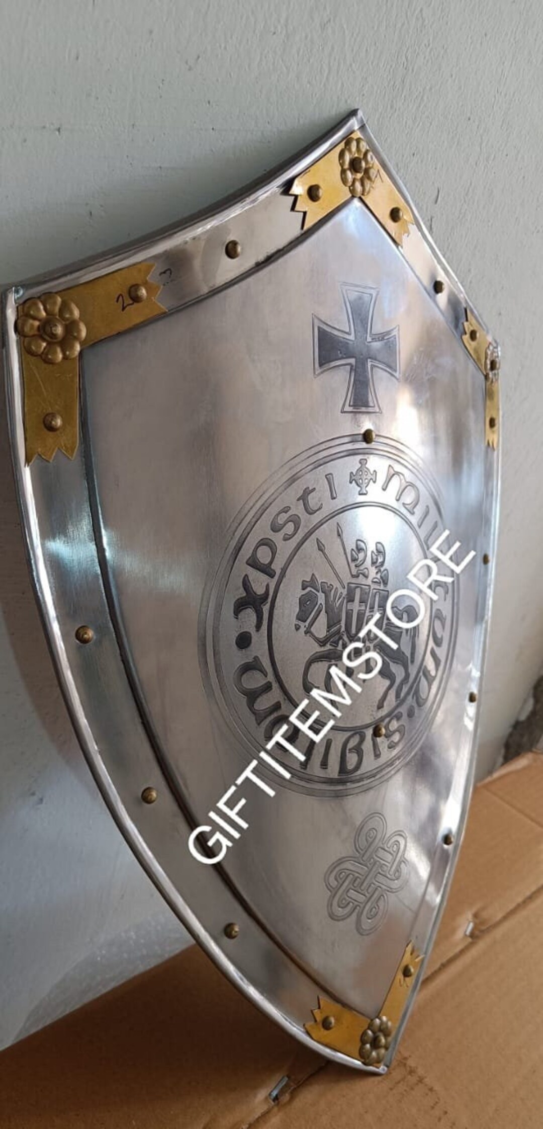 Halloween Medieval Armor Templar Knight Shield Replica - Etsy