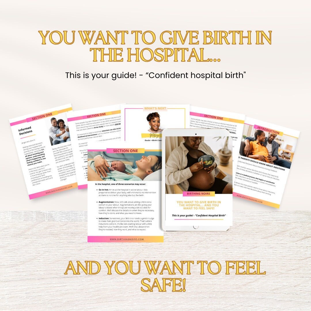 Hospital Birth | E-book| Digital Download | Understanding Inductions ...