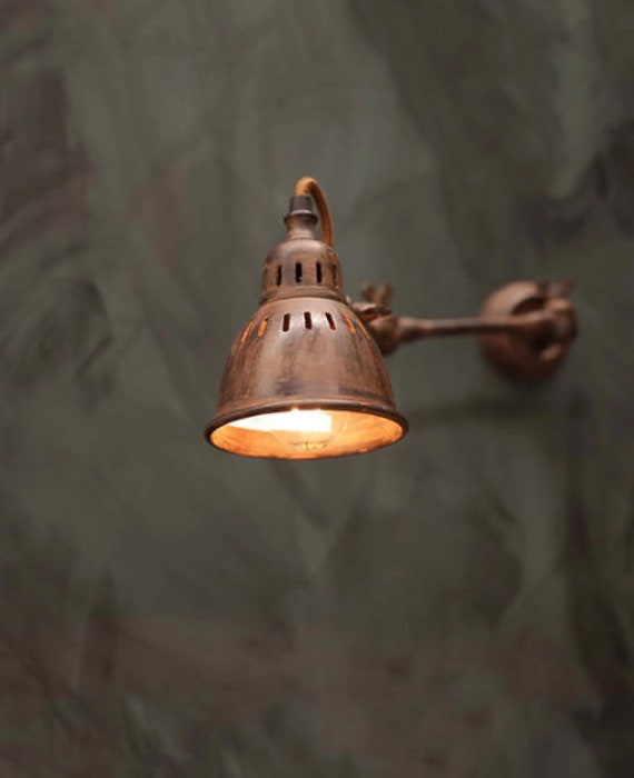Vintage Retro Style Extendable Wall Task Light Antique Rustic - Etsy