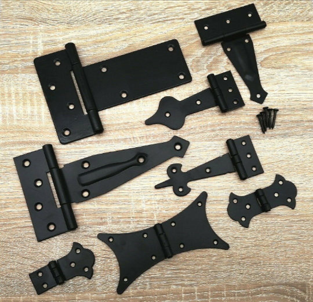 Black Powder Coated Antique Ornate Chest Box Trunk Casket Cabinet Door ...