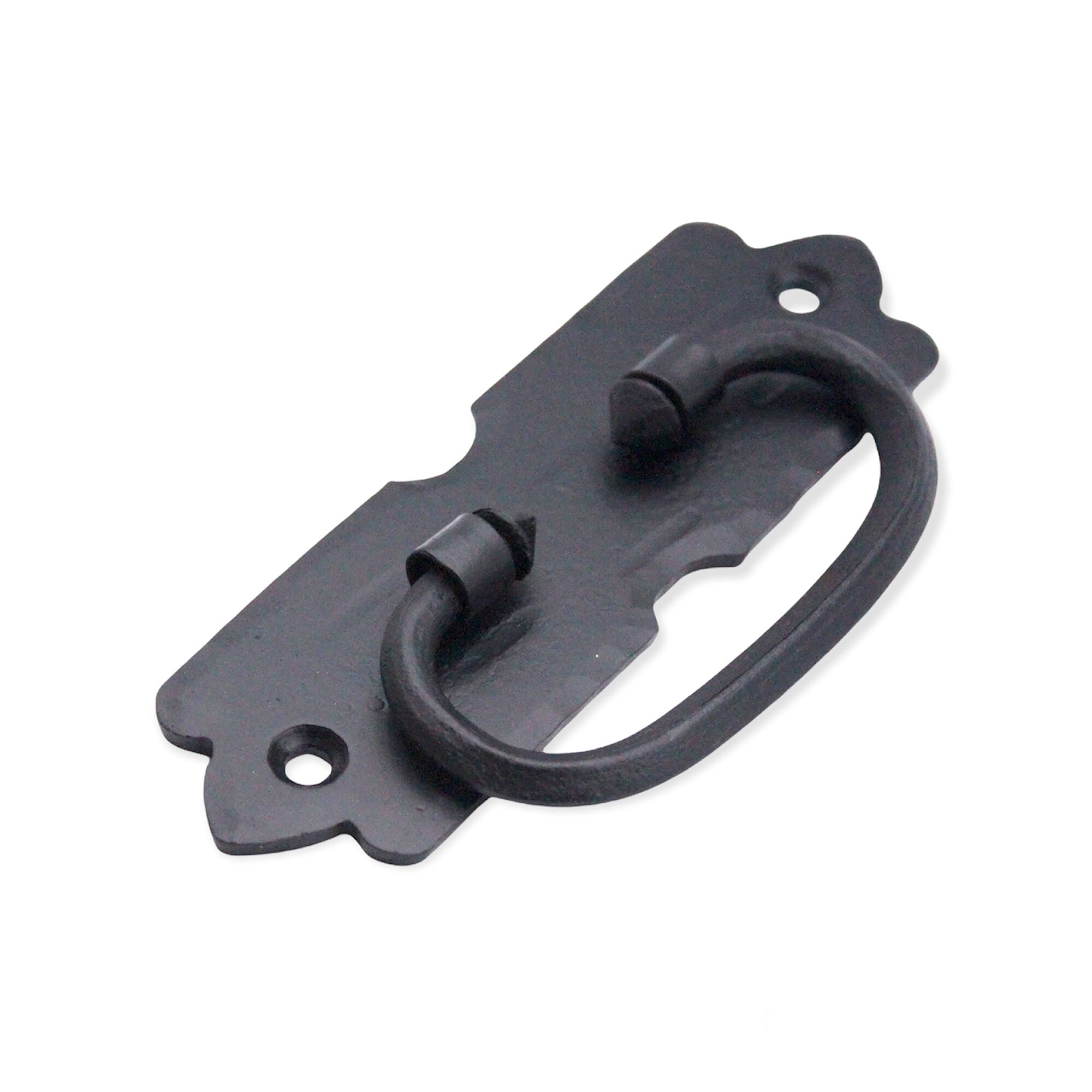 Hand Forged Cabinet Drawer Ring Pull Handles Dresser - Etsy