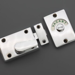Bathroom Indicator Bolt Vacant Engaged WC Public Toilet Door Privacy ...