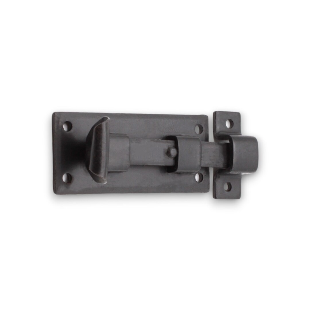 Hand Forged 4 100mm Straight Iron Fish Tail Bolt Heavy Duty Beeswax ...