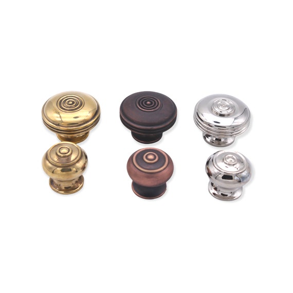 Solid Brass Antique Bloxwich Cabinet Cupboard Chest Knobs - Etsy