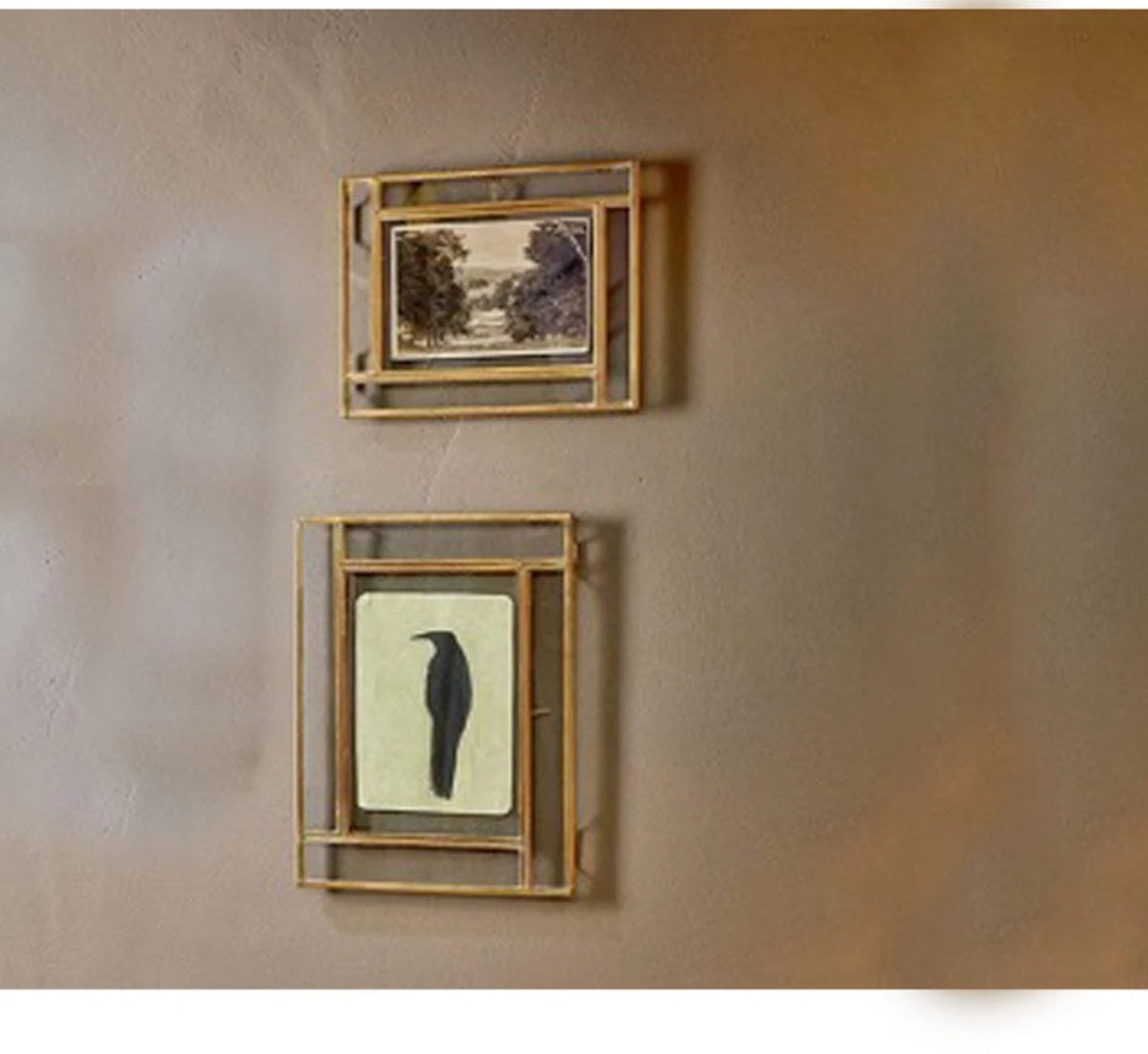 Antique Brass Picture Wall Picture Poster Frames Minimalist Wall Art ...