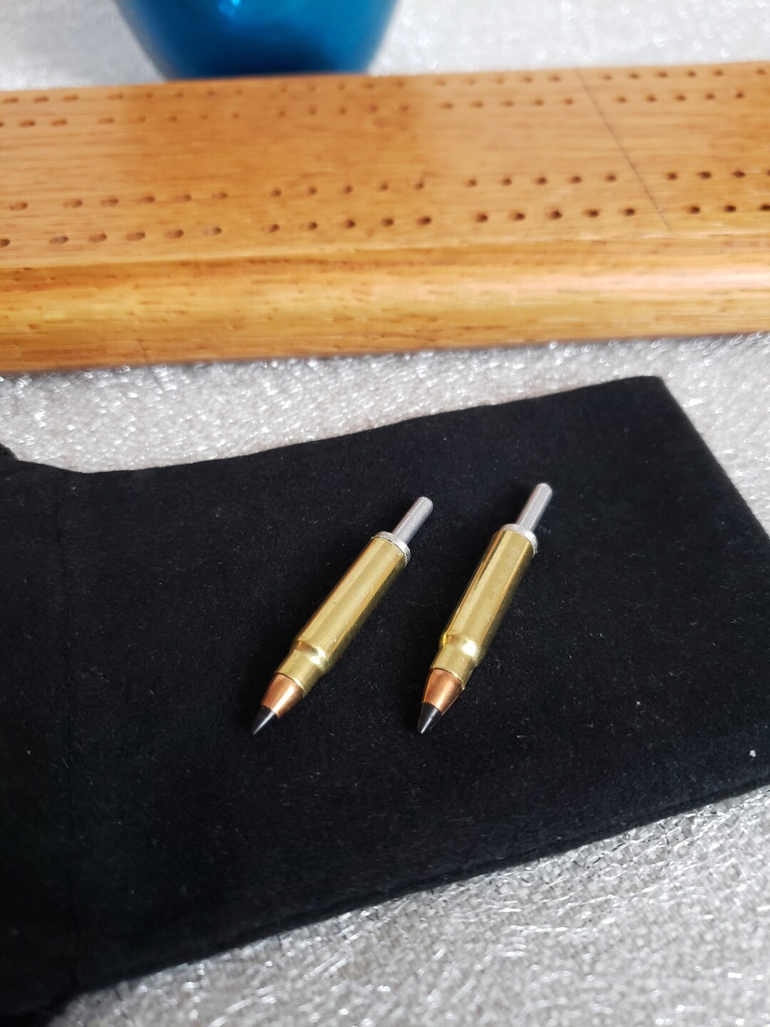 Tall Bullet Cribbage Peg (black Tip) - Etsy